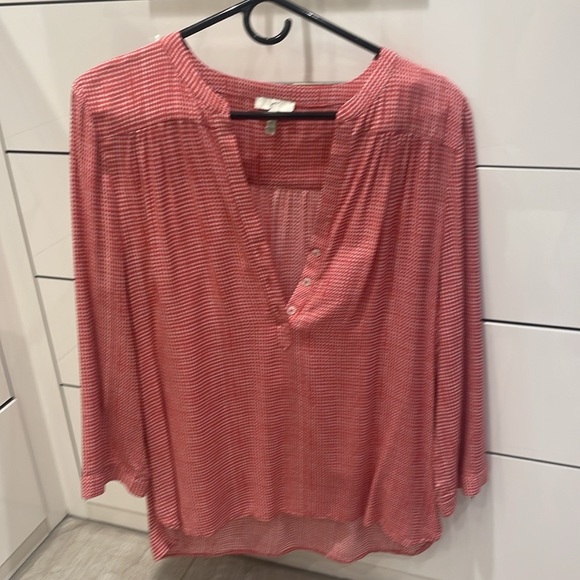 Joie | Tops | Joie Silk Blouse L | Poshmark